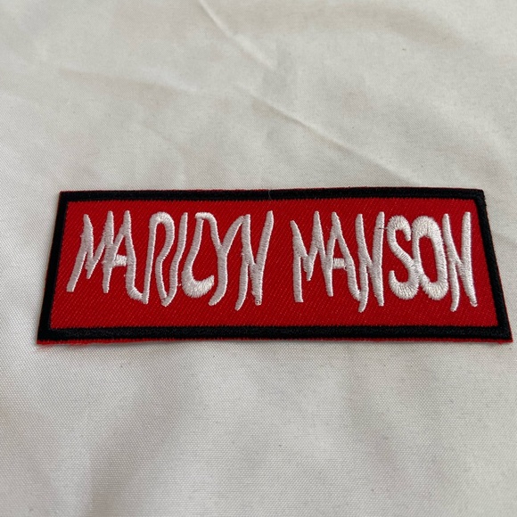 Marilyn Manson | Accessories | Rare Marilyn Manson Patch | Poshmark